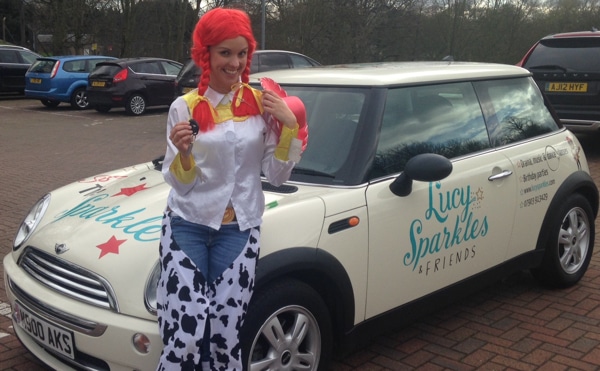 first outing in car 090416 gallery - Lucy Sparkles & Friends